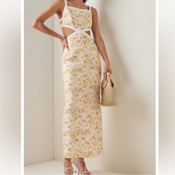 Significant Other | Dresses | Significant Other Alanna Yellow White ...